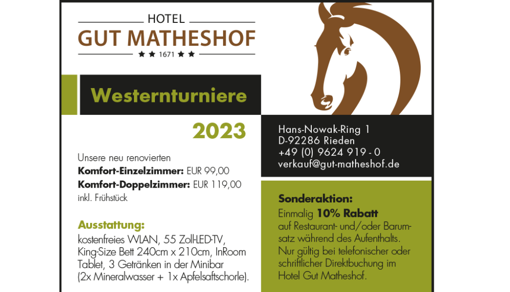 GO INFOS 2023 - Westernreiter